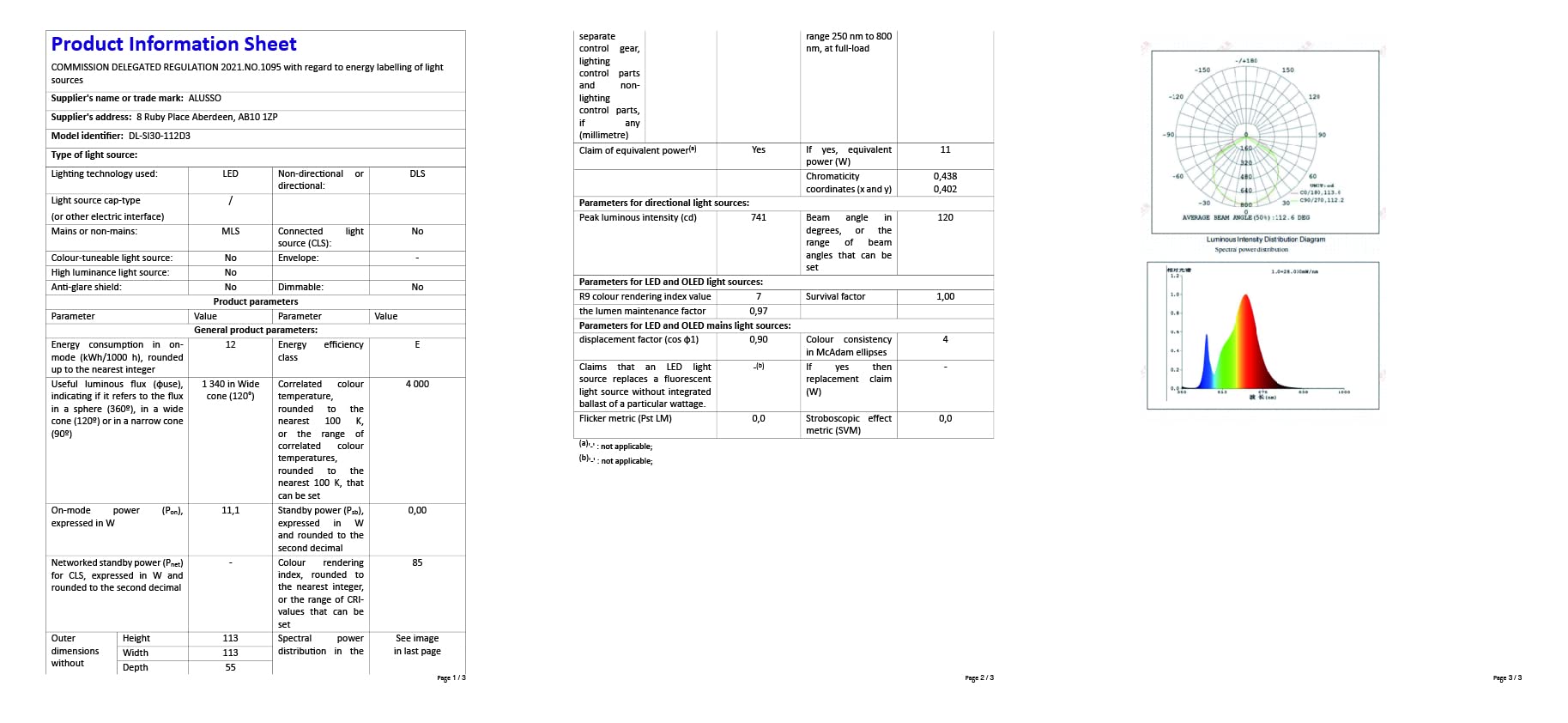 QVIS SFR Lite Quad Colour Temperature Fire Rated Recessed Ceiling LED ...