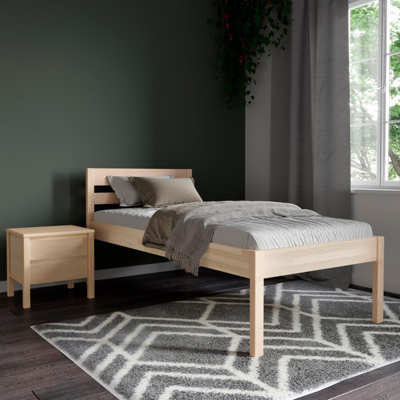 Bett Holz 90x200