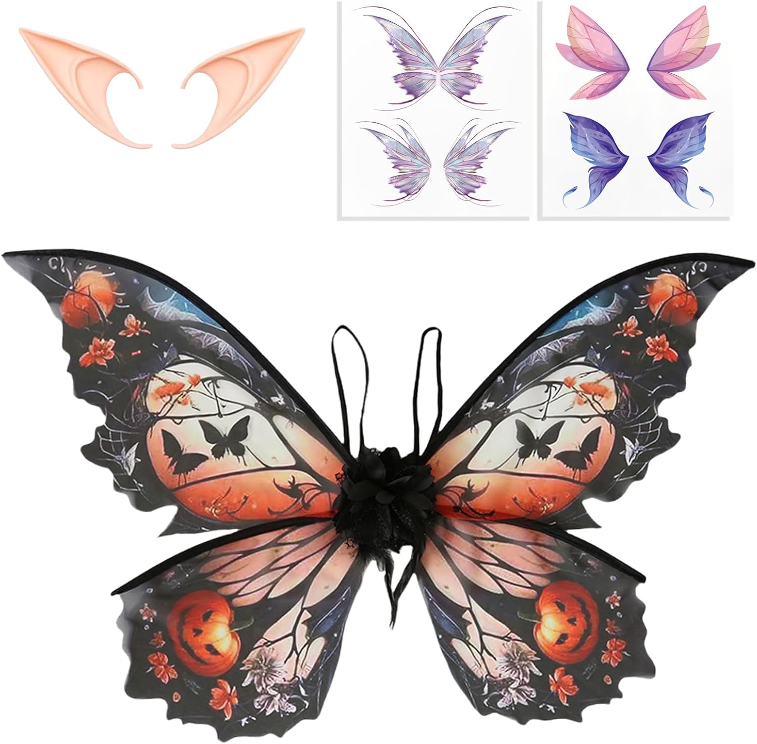 Amazon.com: Butterfly Wings Fairy Wings for Adult Girls Halloween ...