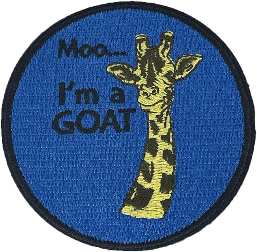 Amazon.com: Moo... Im a Goat Patch, Morale Patch, Meme Patch, Morale ...