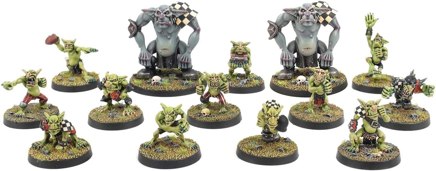 War World Gaming Gutrot Greenskins 14-Part Full Team- 28mm Scale ...