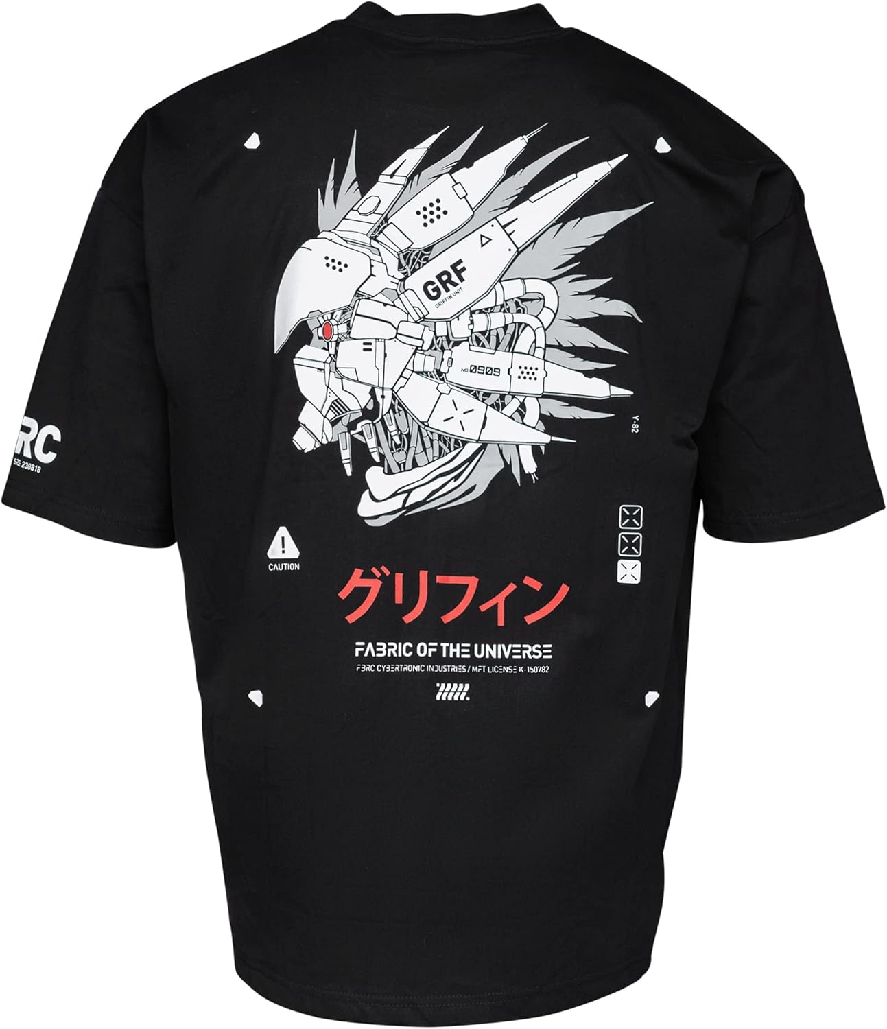 Fabric of the Universe Techwear Graphic Cyberpunk Fashion T-Shirt ...