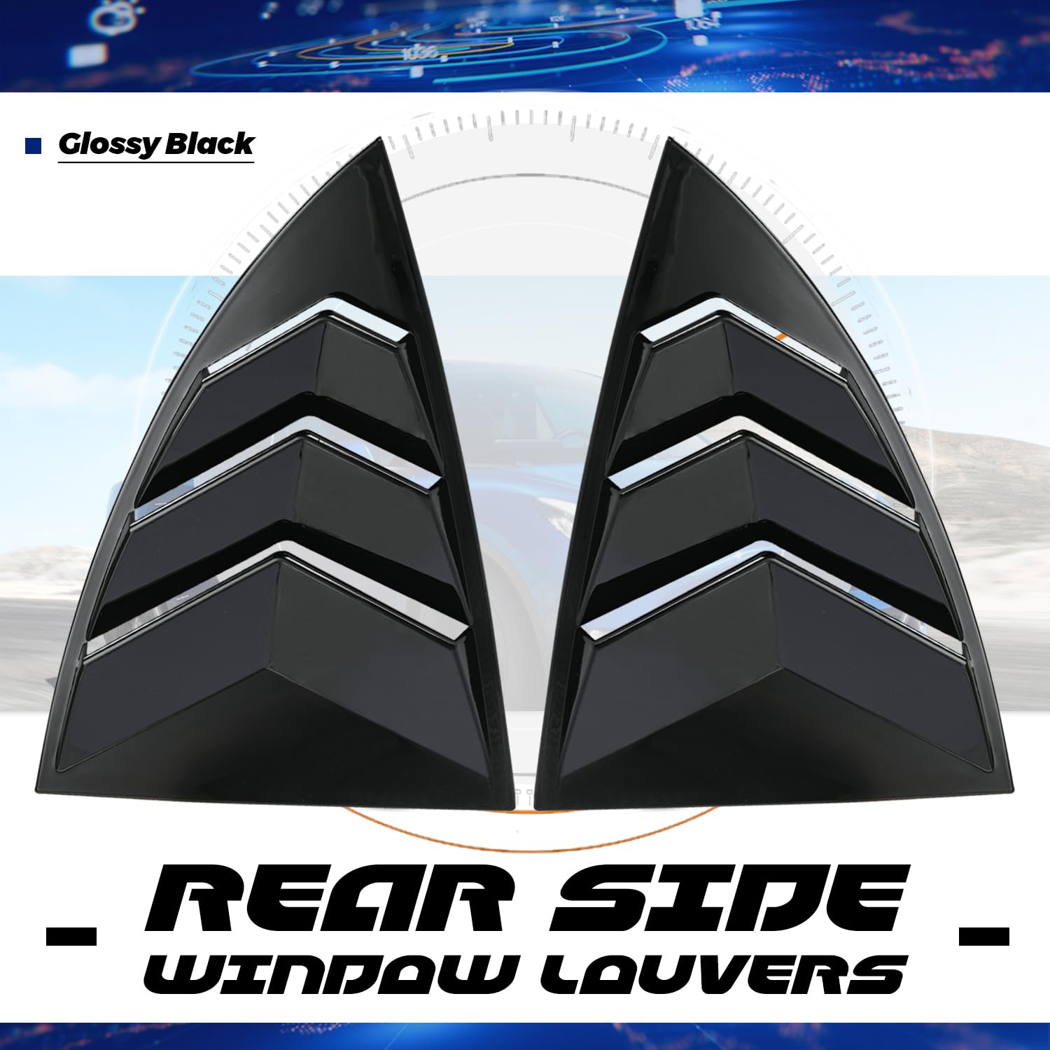 Snapklik.com : PTNHZ Original Black Exterior Cover Trims Accessories ...
