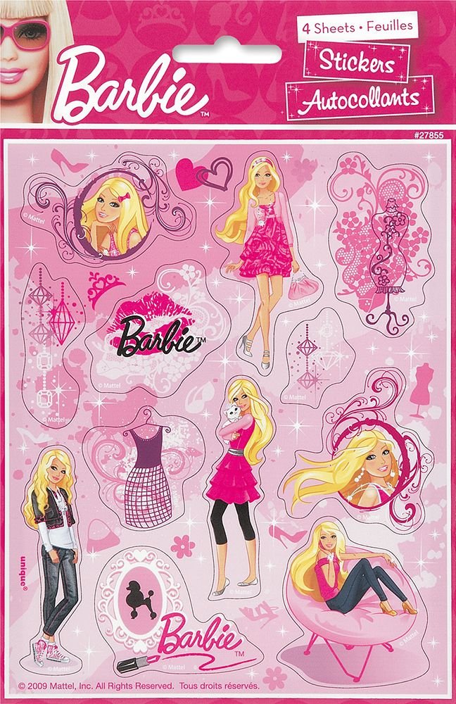Buy Barbie Sticker Sheets, 4ct Online at Low Prices in India - Amazon.in