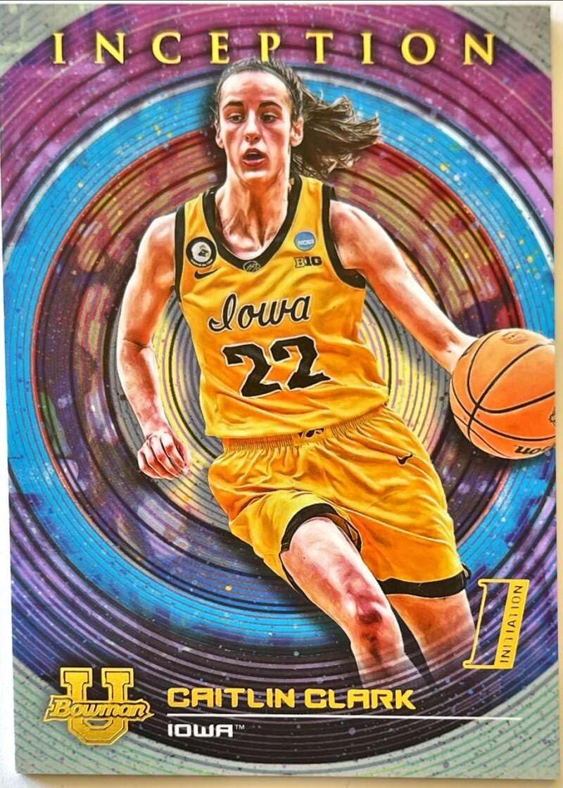Amazon.com: 2022-23 Bowman University Inception #68 Caitlin Clark RC ...