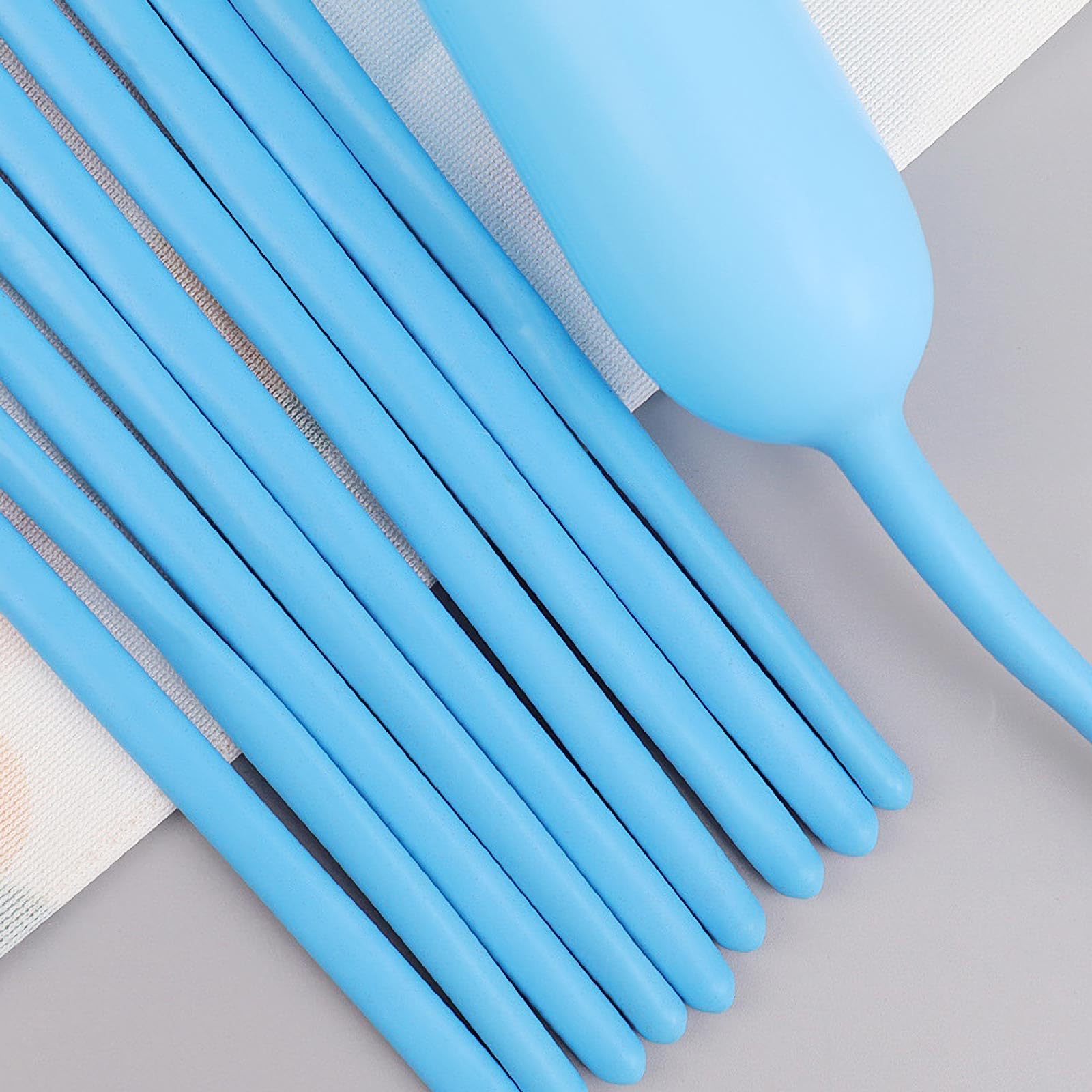 Amazon.com: 260 Balloons Light Blue, Thickened 100 Pack Long Balloons ...