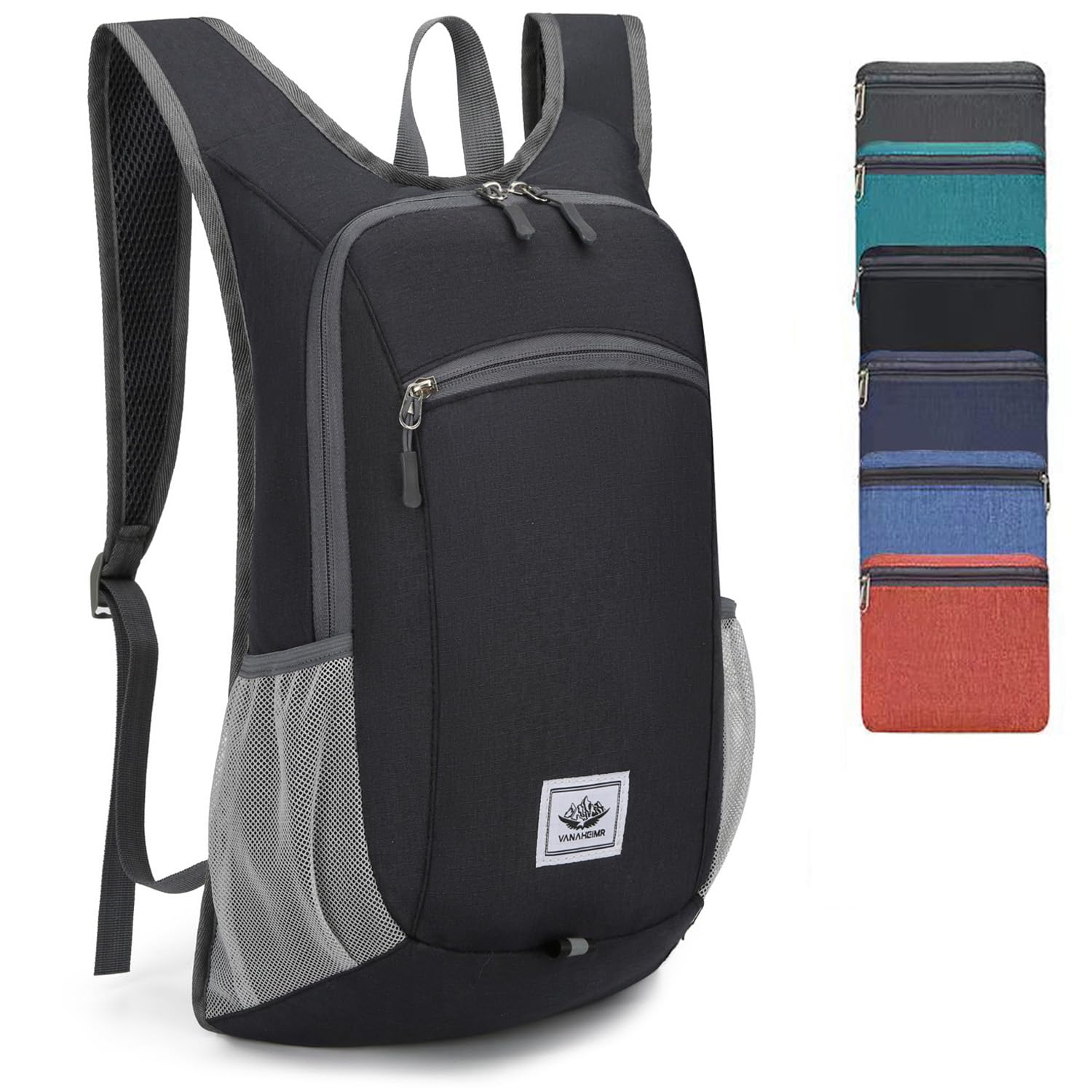 Amazon.com: Tautrophen Small Daypack 15L Hiking Backpack Packable ...