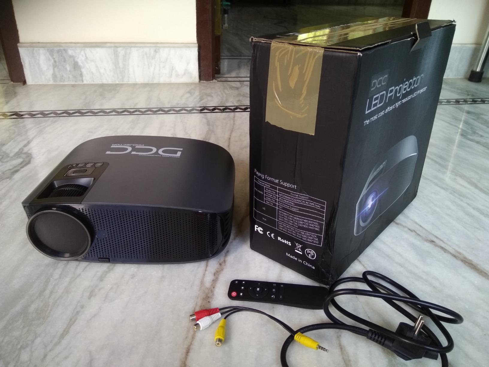 DCC PROJECTORS 4K LED Projector UHD (Projection Size Upto 200 Inches ...