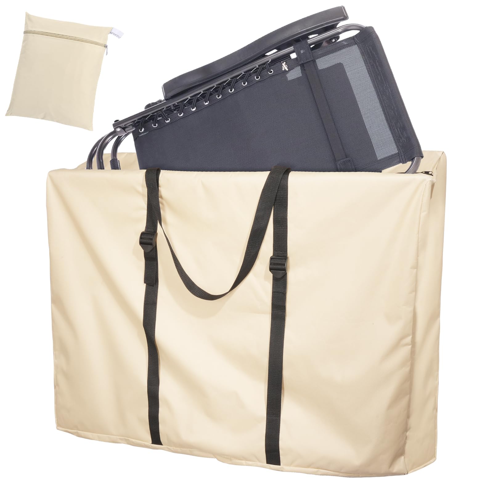 Amazon.com: Large Outside Folding Chair Storage Bag with Zipper and ...