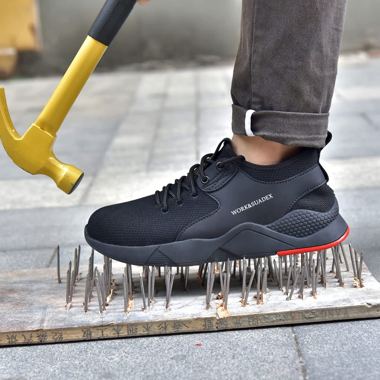 Snapklik.com : Steel Toe Shoes For Men Women Indestructible Steel Toe ...