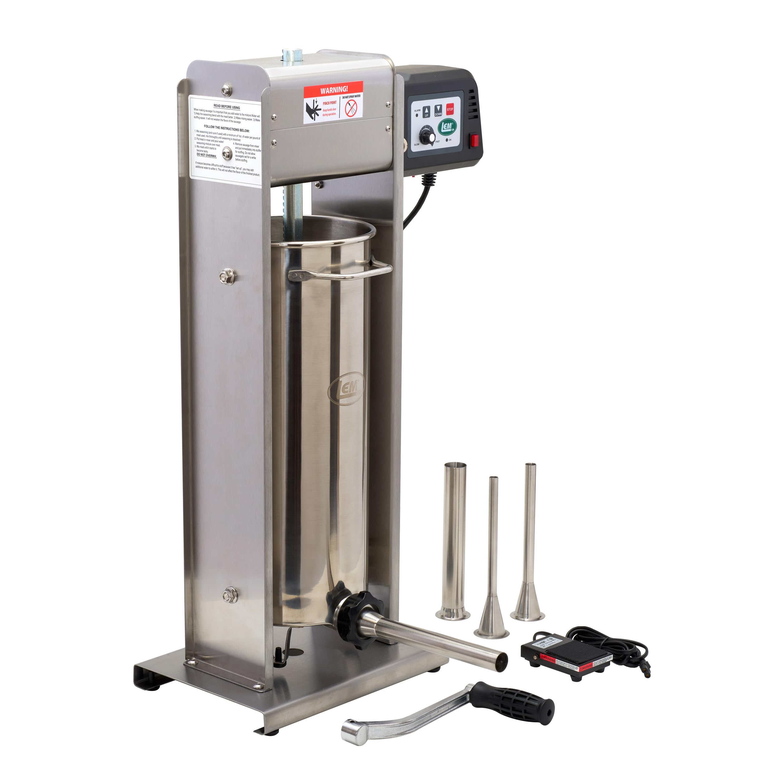 Snapklik.com : LEM Products BigBite 30 Lb Motorized Sausage Stuffer ...