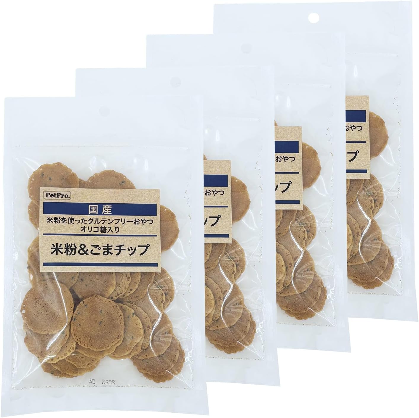 Amazon | ペットプロ 国産おやつ 米粉＆ごまチップ 180g(45g×4個入) | PetPro | フード 通販