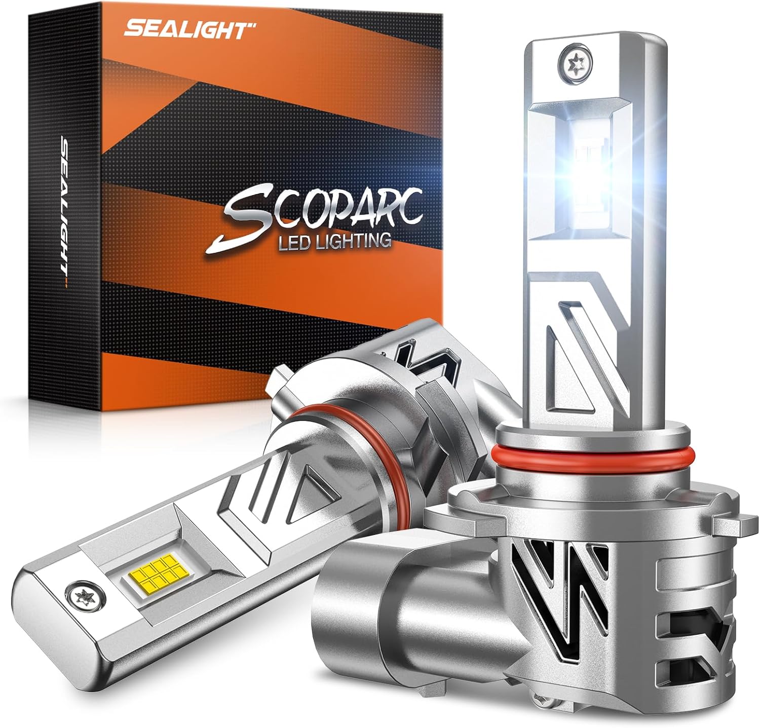 SEALIGHT S3 9005 LED Headlight Bulbs, 1:1 Real Size 36000LM 9005/HB3 ...