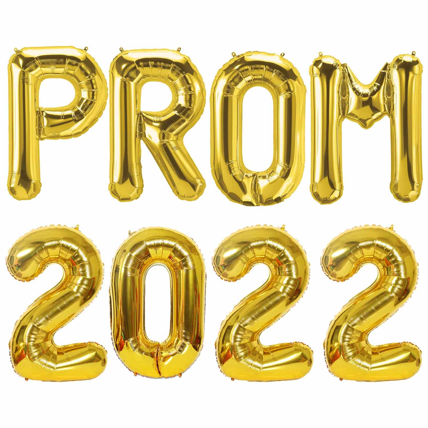 Buy Prom 2022 Balloons Banner Graduation High School Party Decorations ...
