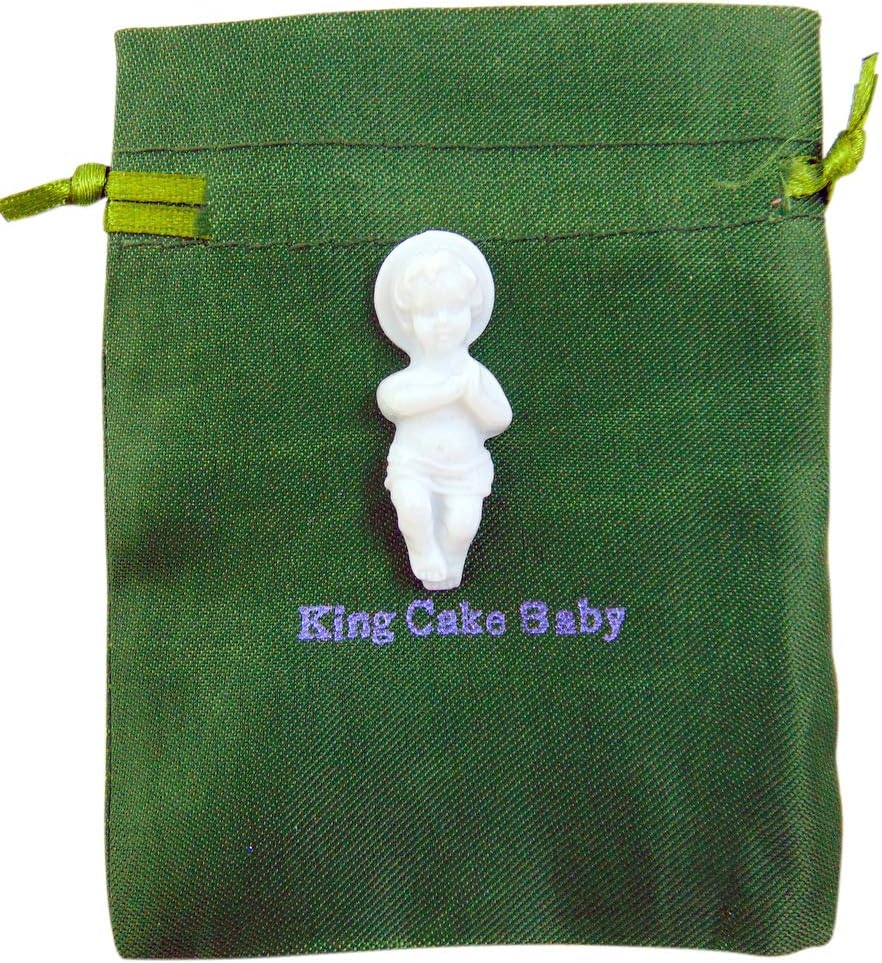 King Cake Baby Jesus Figurine Mardi Gras Mini Figure with Gift Bag ...