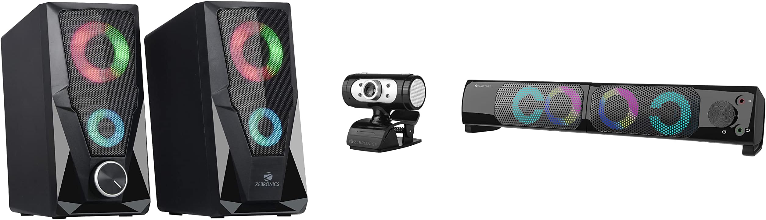 Zebronics Zeb-Ultimate Pro (Full HD) 1080p/30fps Webcam with 5P Lens ...