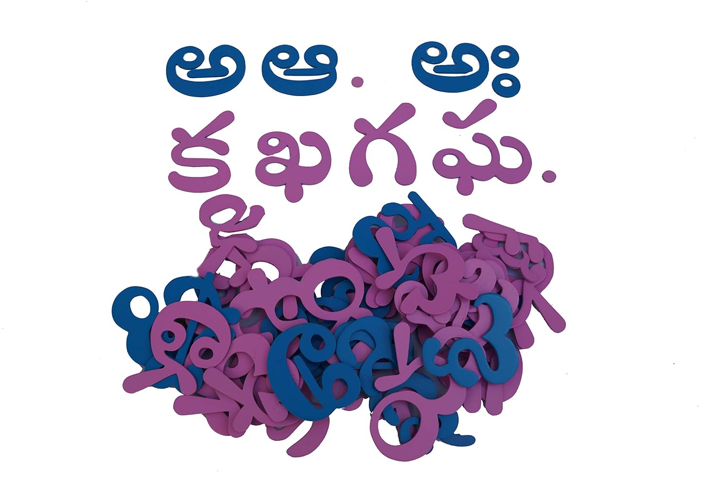 ABC KIDS WORLD Wooden Movable Telugu Alphabets in a Box : Amazon.in ...