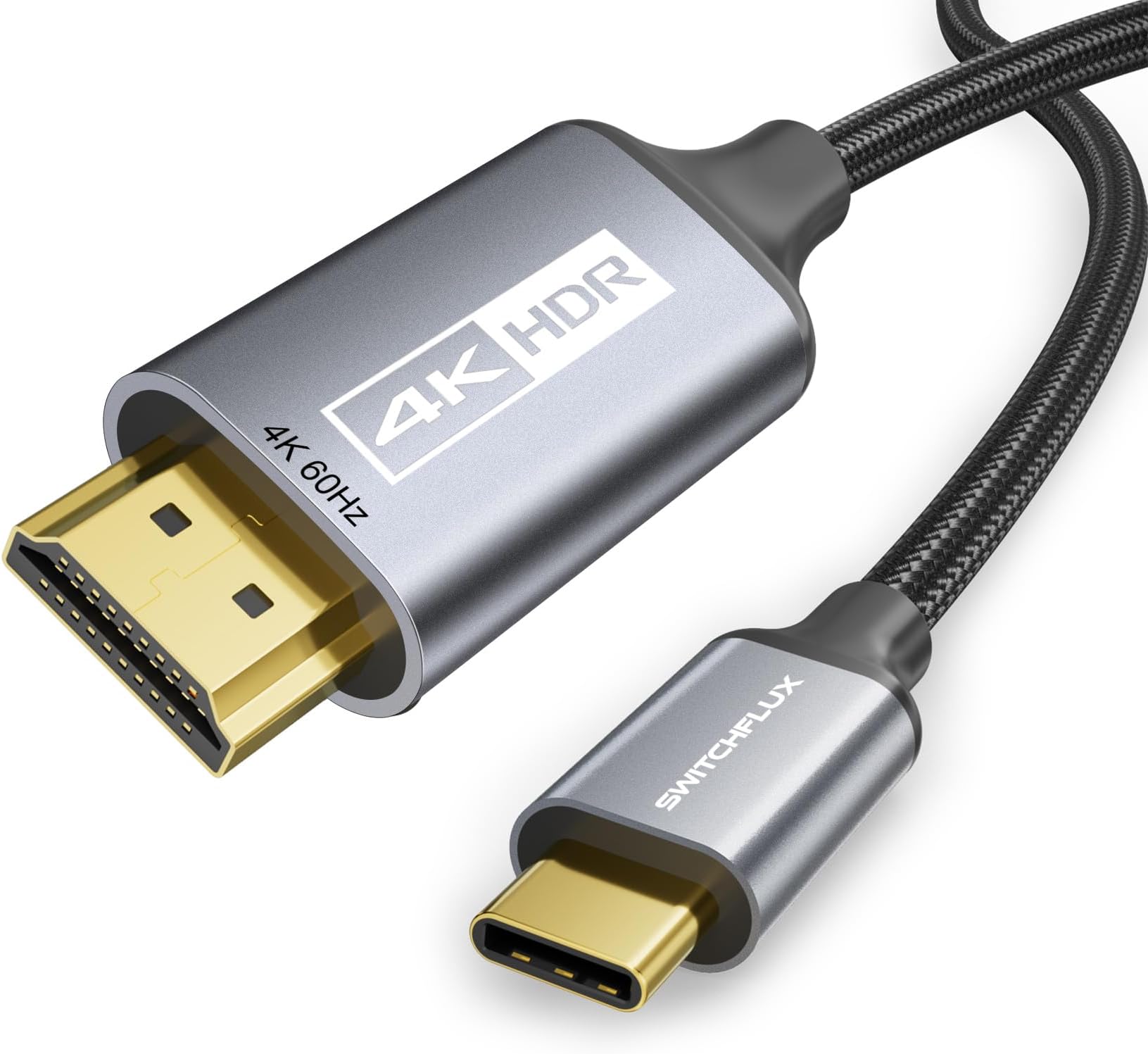 Amazon.com: QCEs USB C to HDMI Cable 6Ft, Type C to HDMI Cable Adapter ...