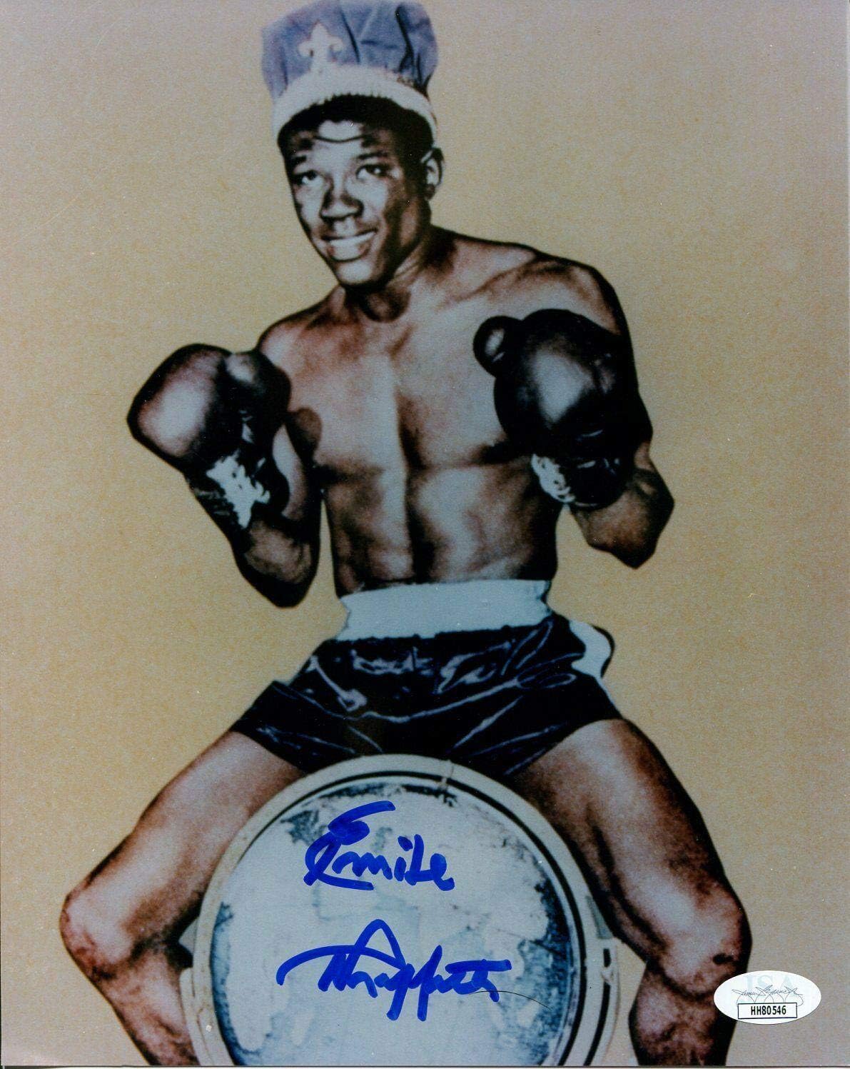 Emile Griffith Boxing Champ World Middleweight HOF Signed Autograph ...