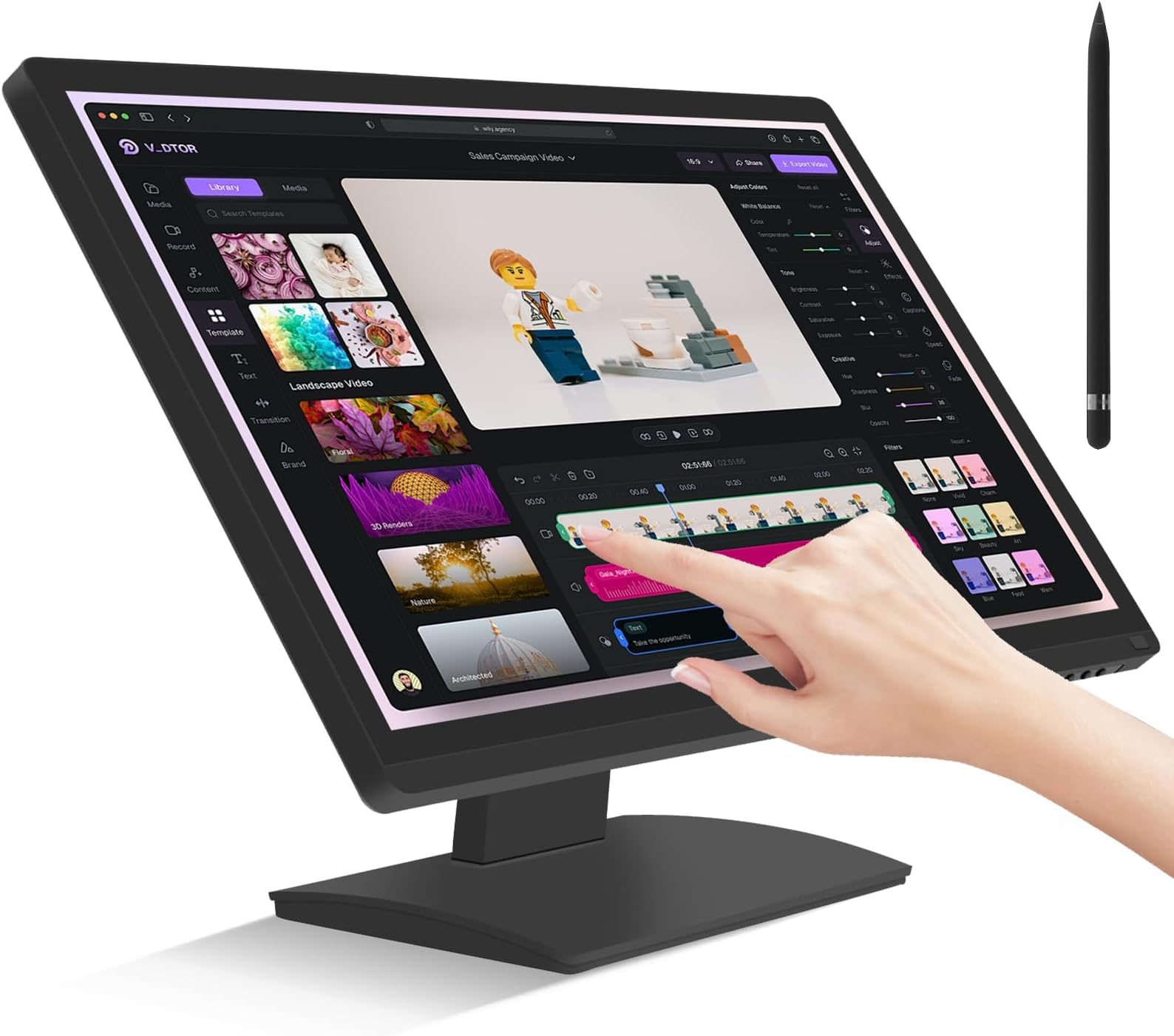 Amazon.com: Dell Interactive C6522QT 65" LCD Touchscreen Monitor - 16:9 ...