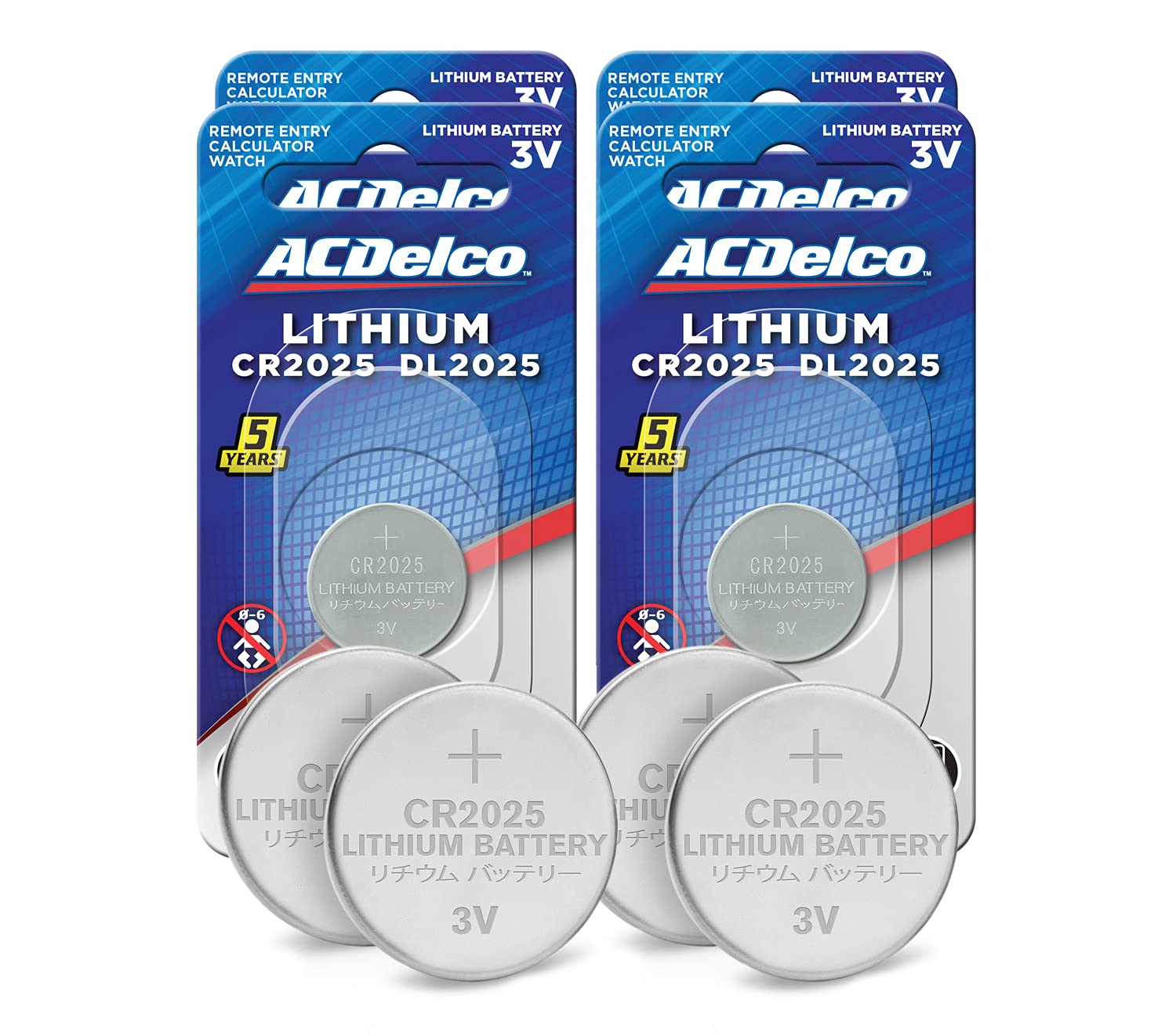 Snapklik.com : Powermax ACDelco CR2025 3V Lithium Coin Cell Battery