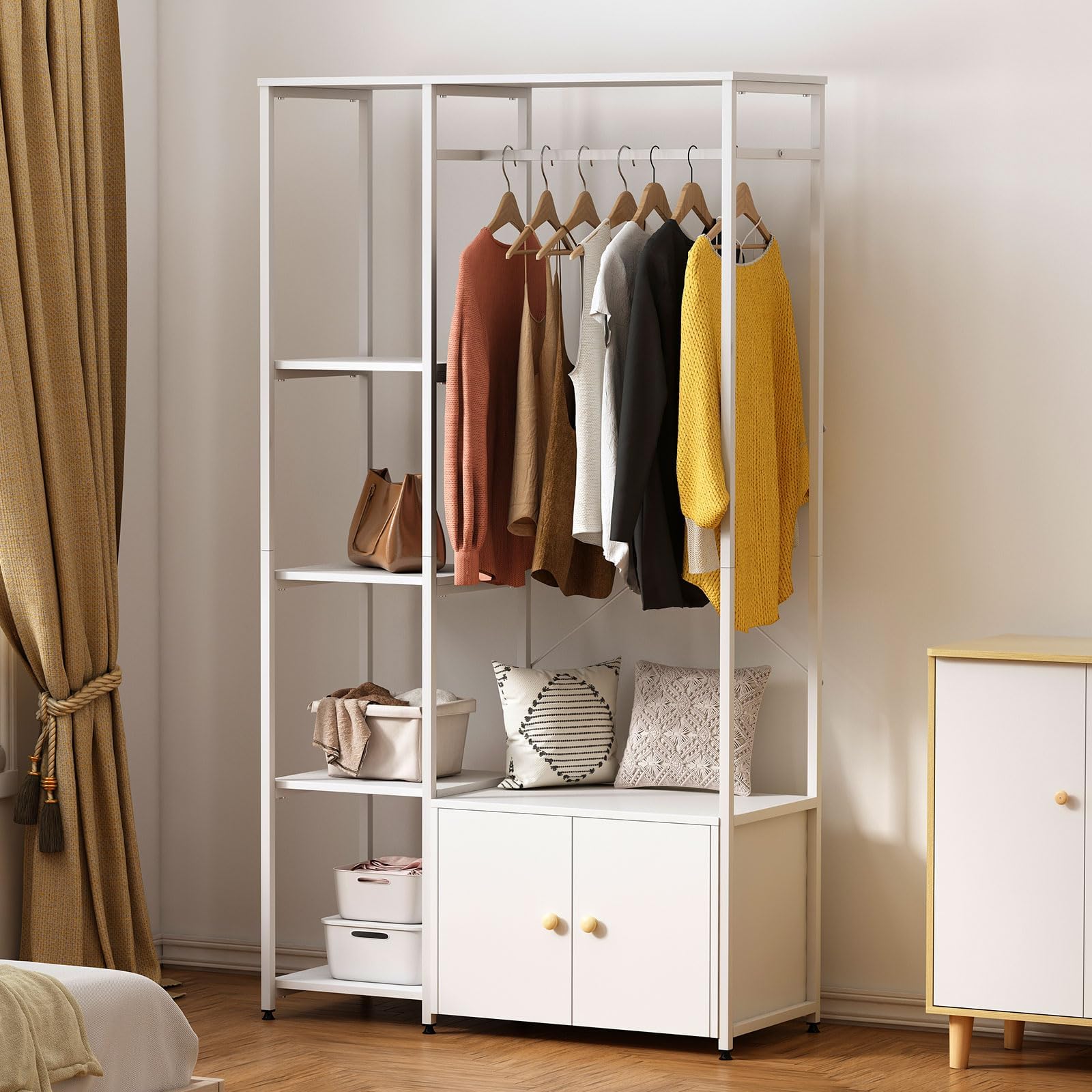 Offener Kleiderschrank Mit Schubladen