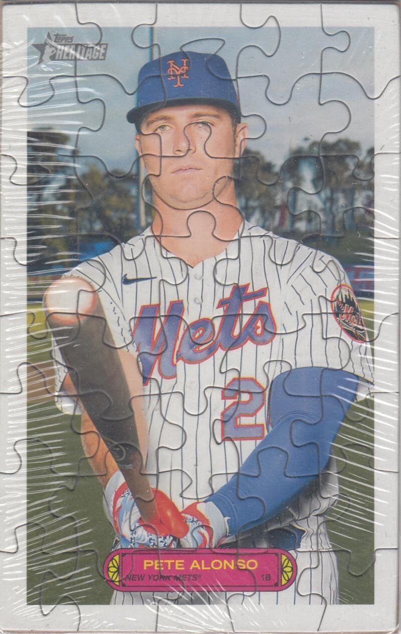 Amazon.com: Baseball Trading Card MLB 2023 Topps Heritage 1974 Puzzles ...