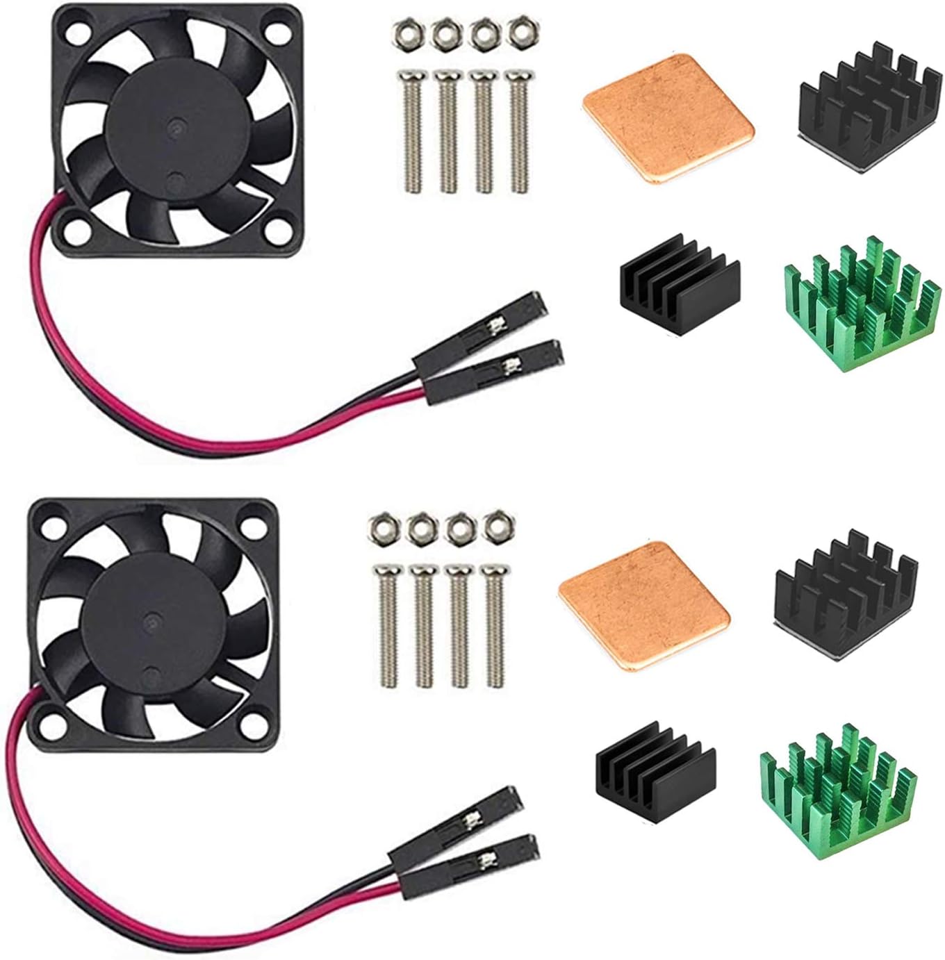 Easycargo Raspberry Pi Fan Heatsink Kit for Cooling Cooler Raspberry Pi ...