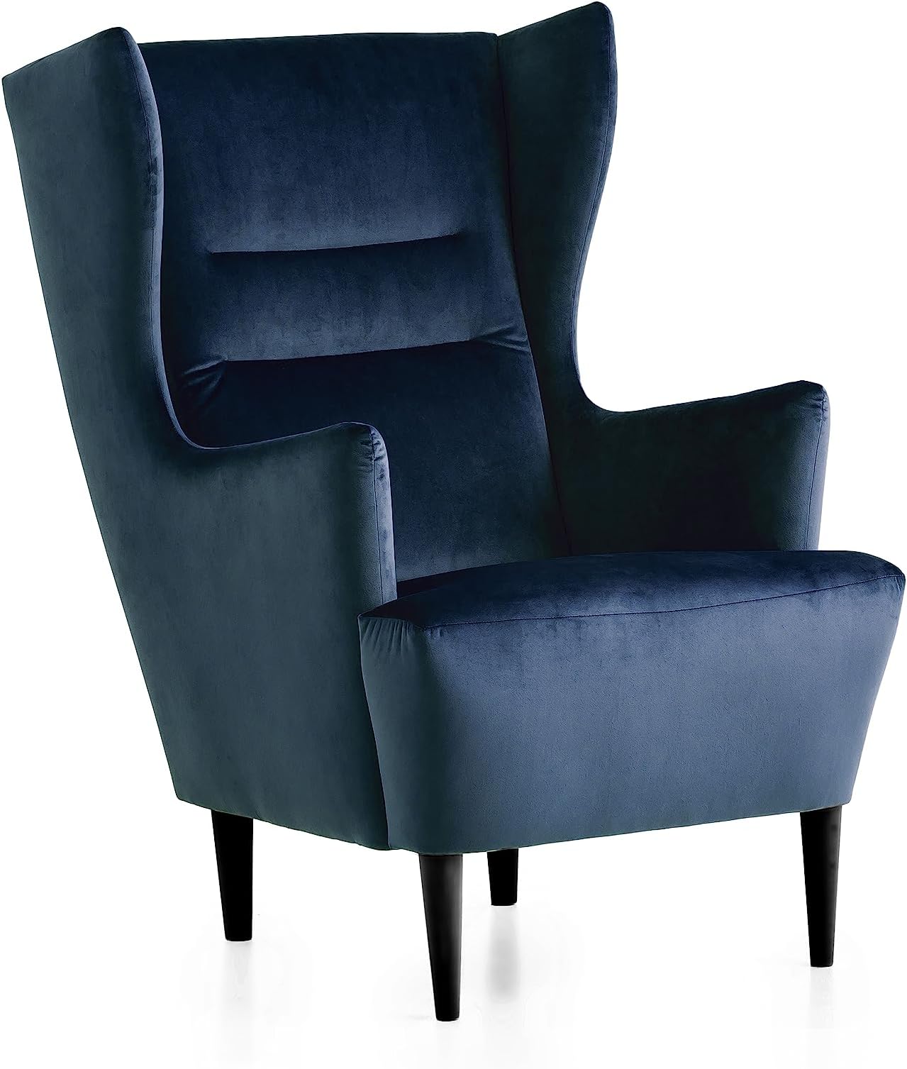 Traumnacht bequemer und moderner Ohrensessel Vincent + Fusshocker ...