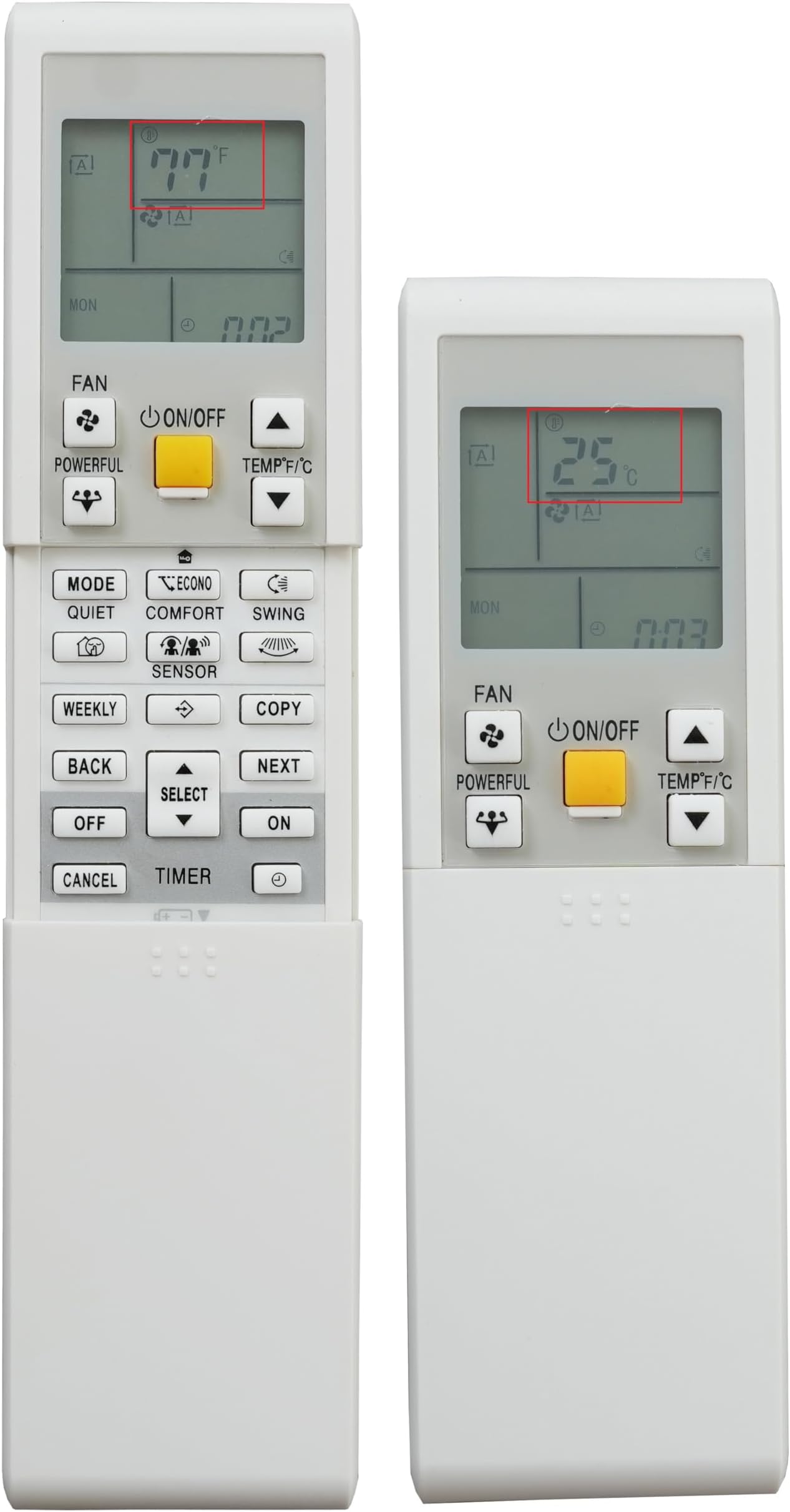 Amazon.com: Universal Replacement Remote Control Compatible for Daikin ...