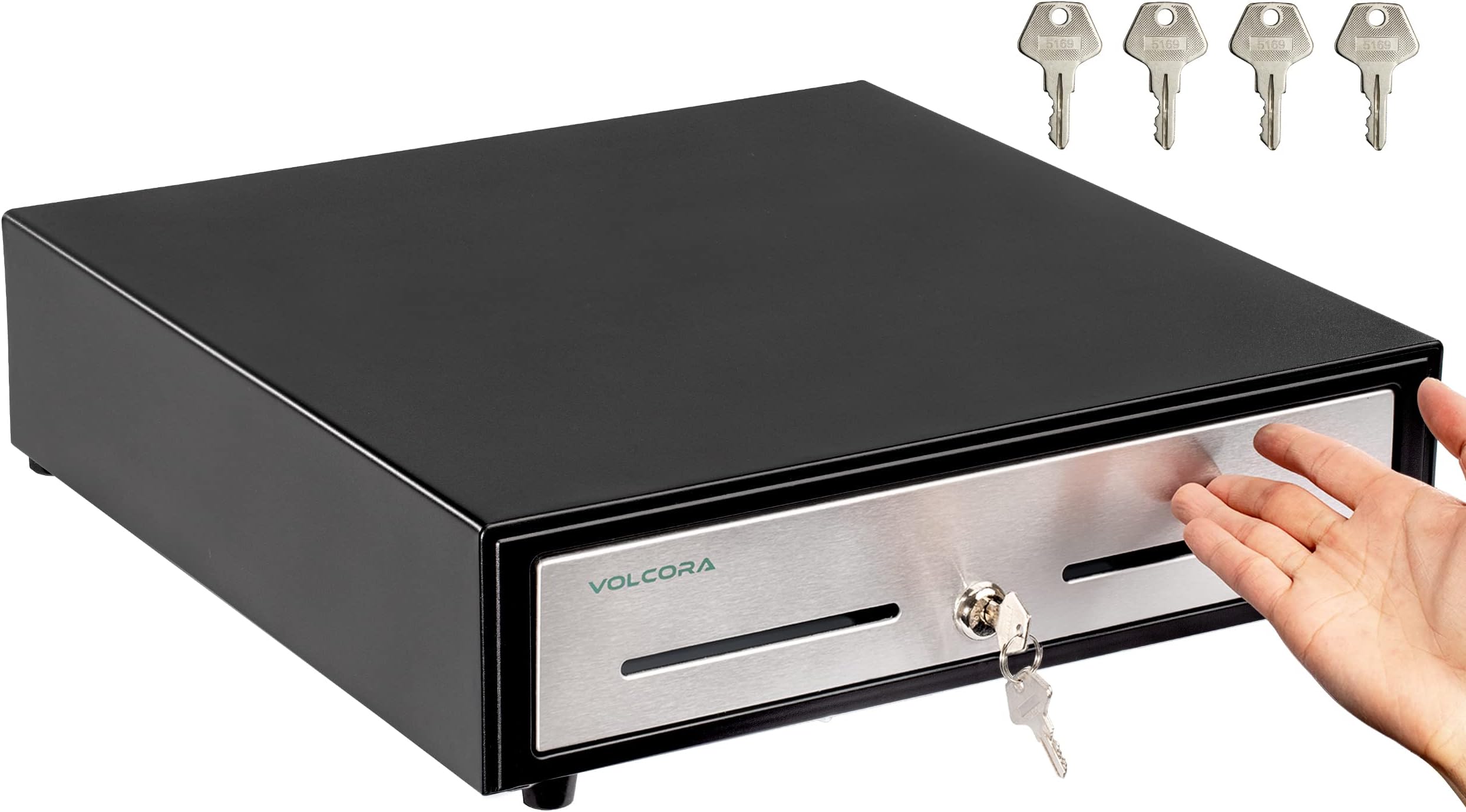 Amazon.com : Volcora Cash Register Drawer with Under Counter Mounting ...