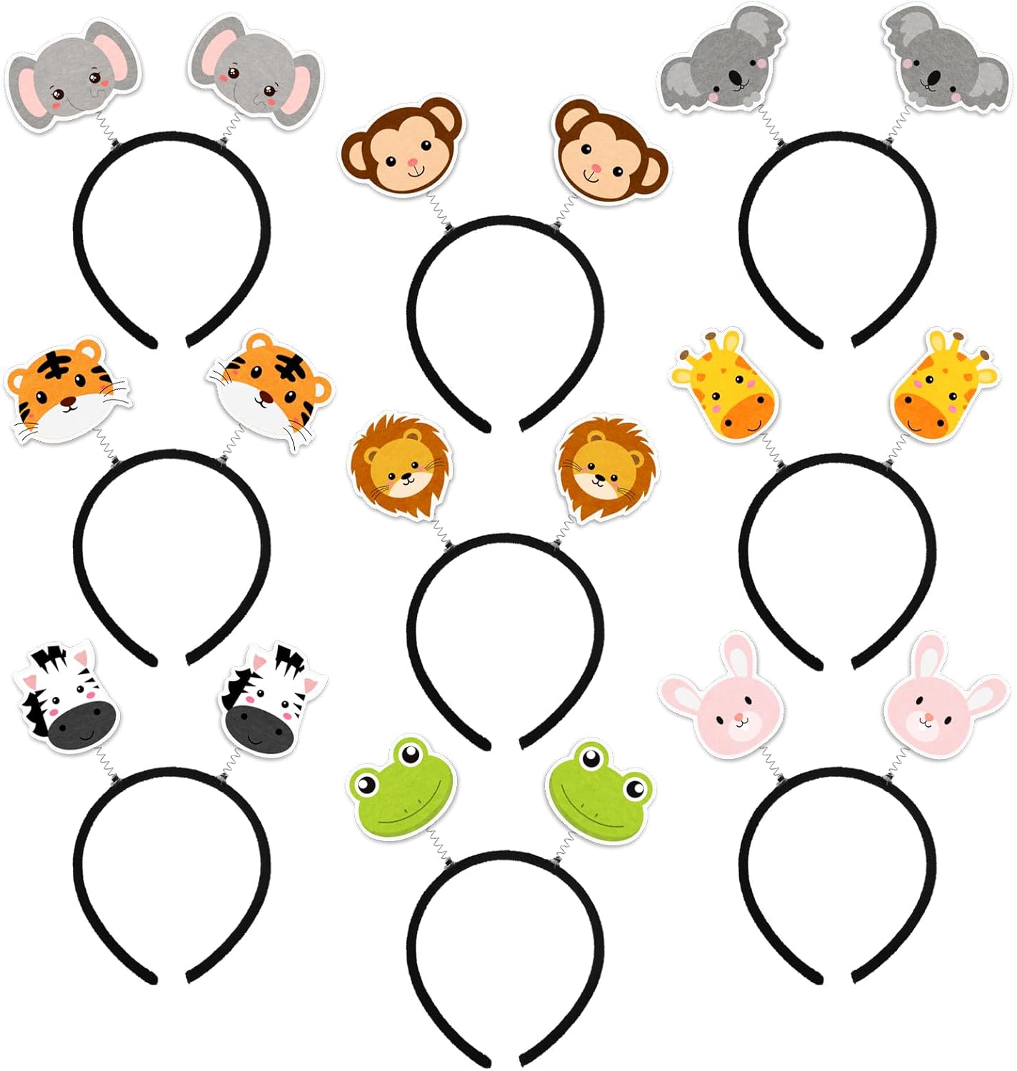Amazon.com: Whaline Jungle Animals Headbands and Safari Hair Hoops ...