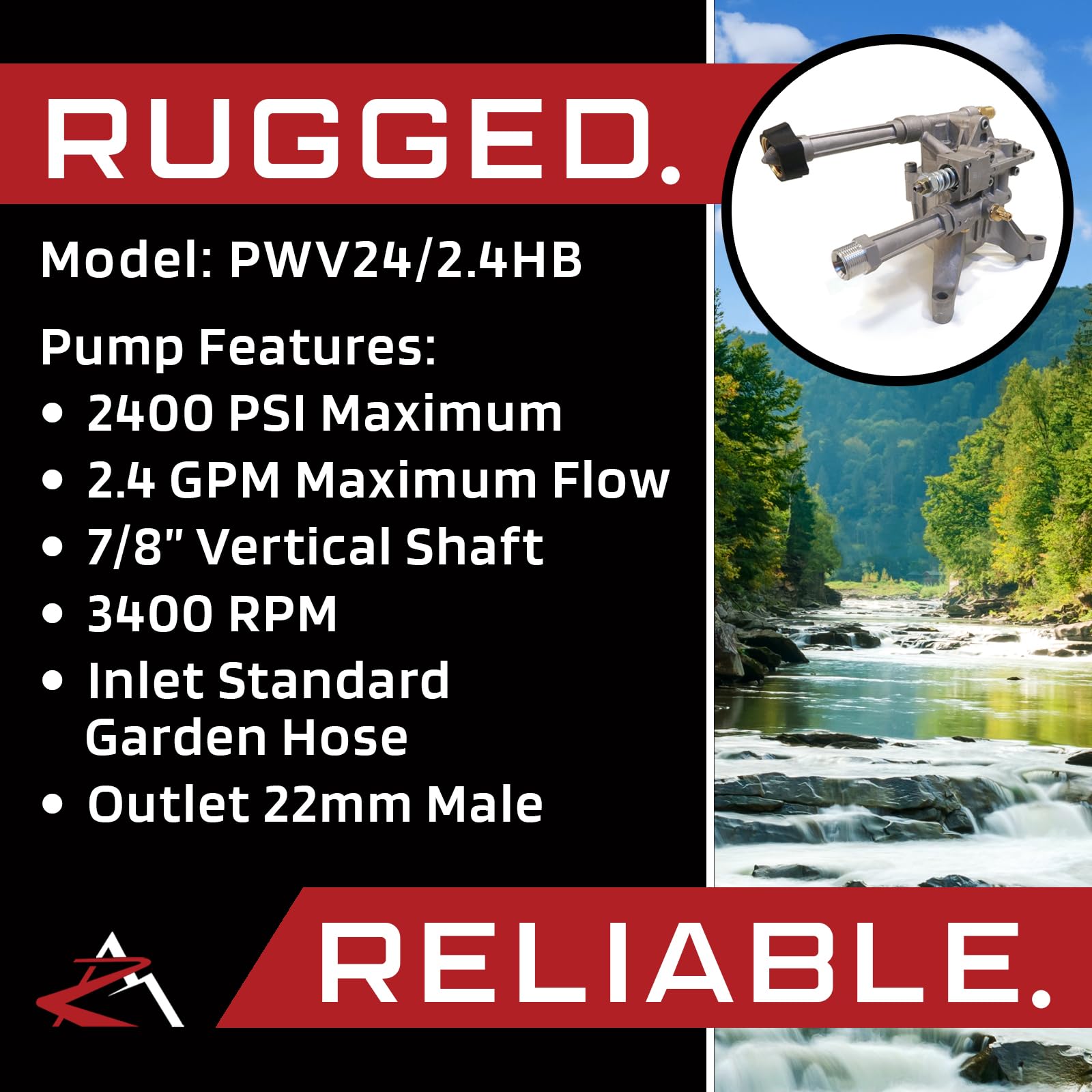 3000 PSI Pump Replacement Pump Replacement - Fits Multiple Models With ...