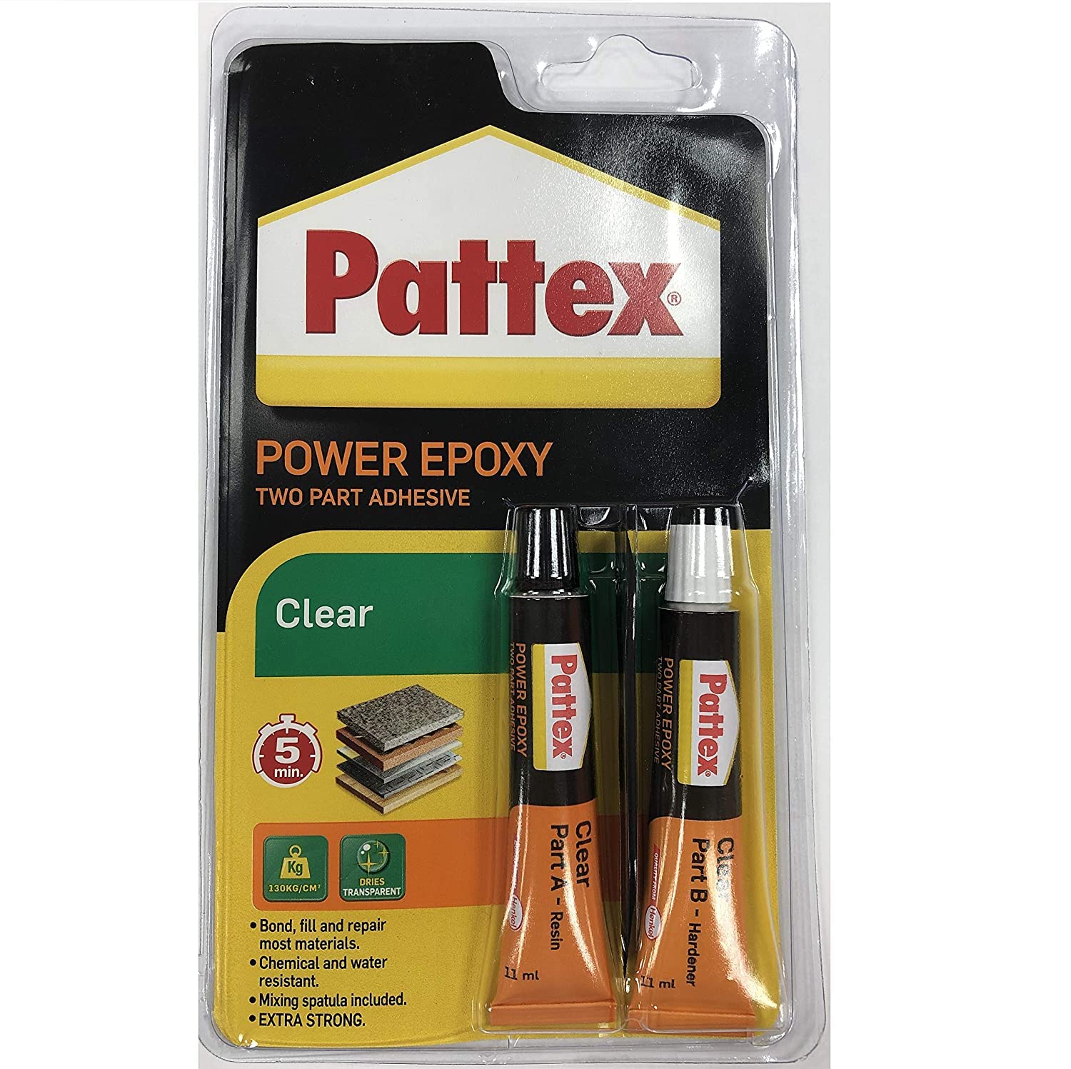 Pattex Power Epoxy Clear Resin Hardener (22ml) : Amazon.in: Industrial ...