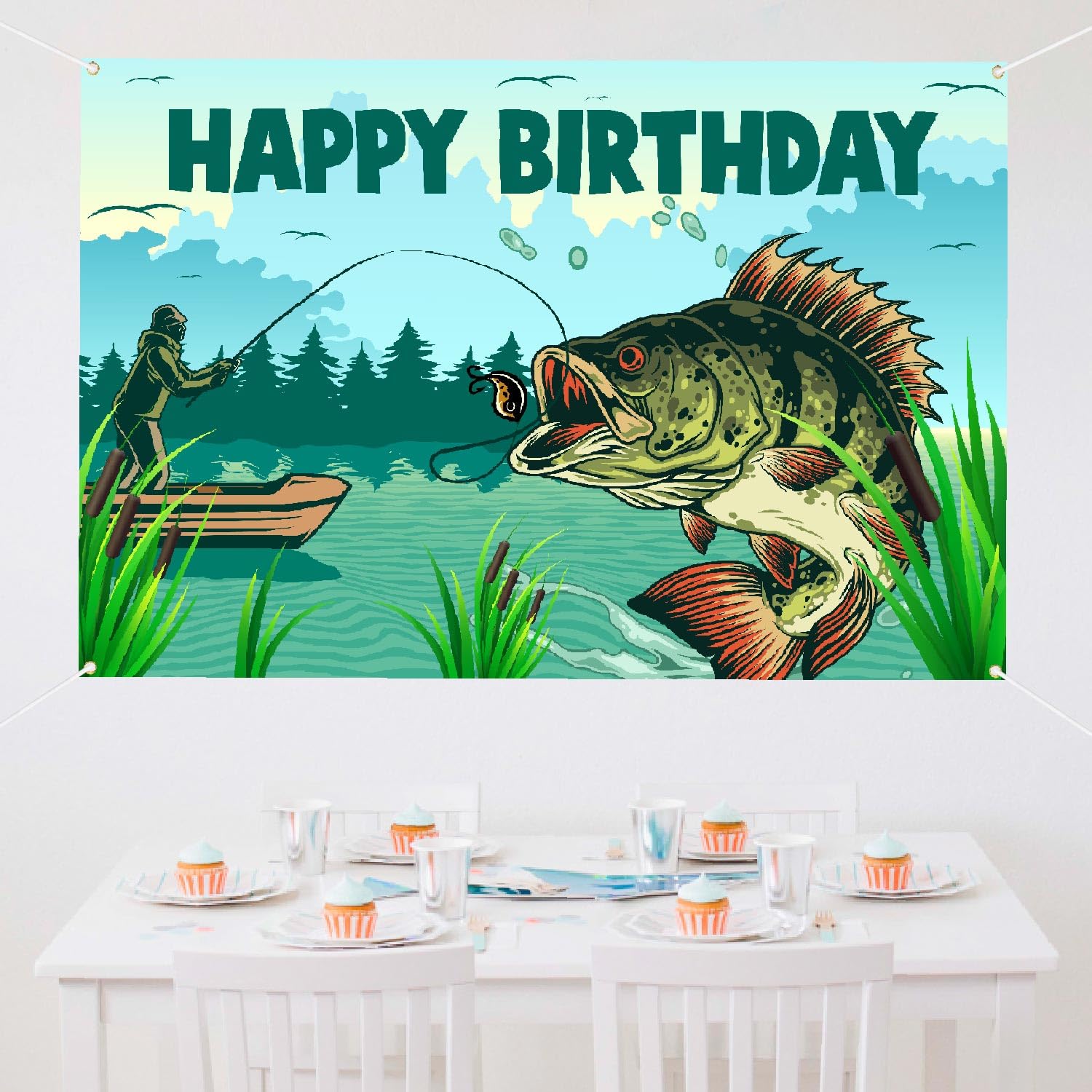 Fishing Happy Birthday Wallpaper Background Happy Birthday Fishing