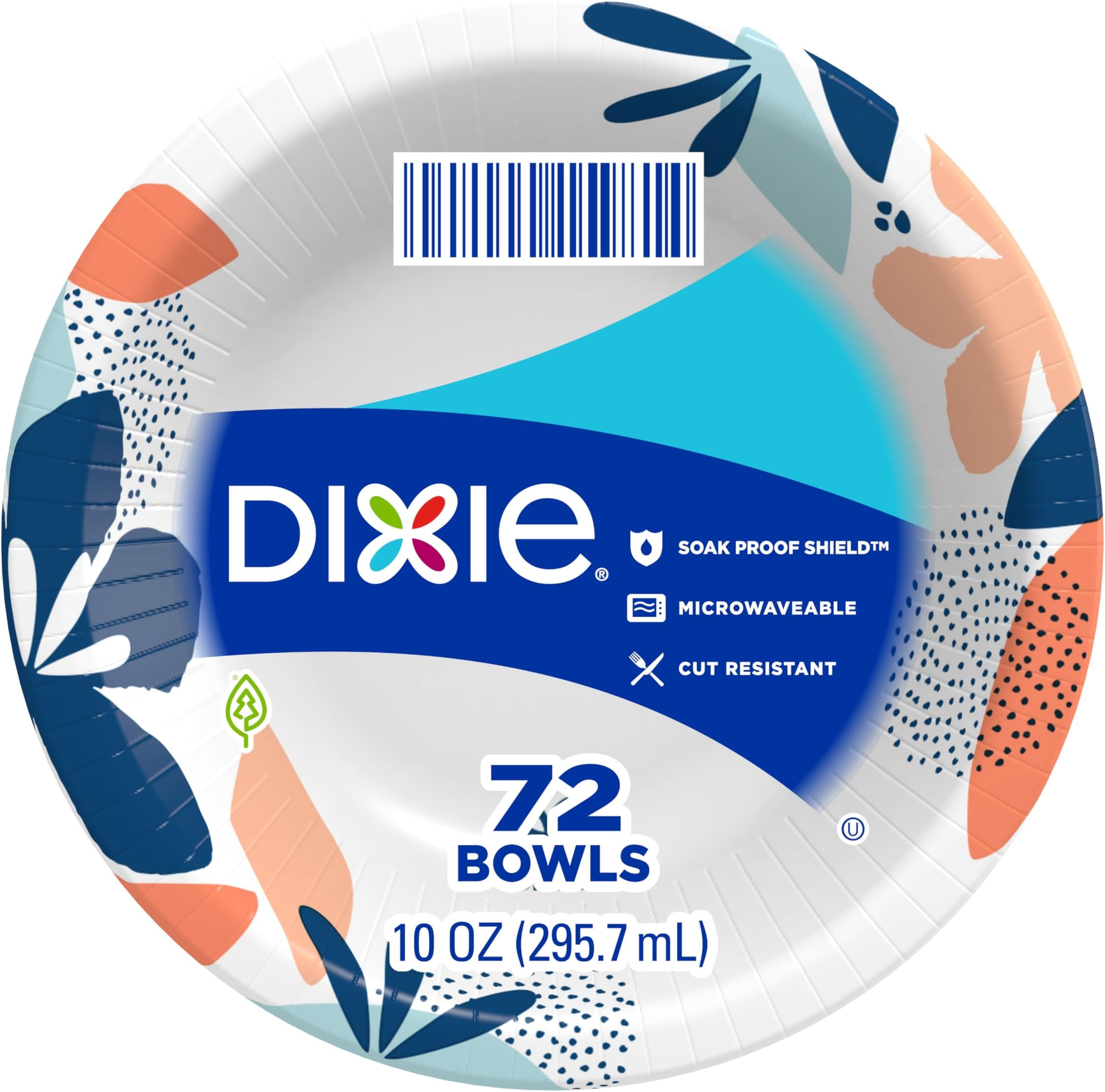 Amazon.com: Dixie Small Paper Bowls, 10 Oz, 72 Count, Microwave-Safe ...