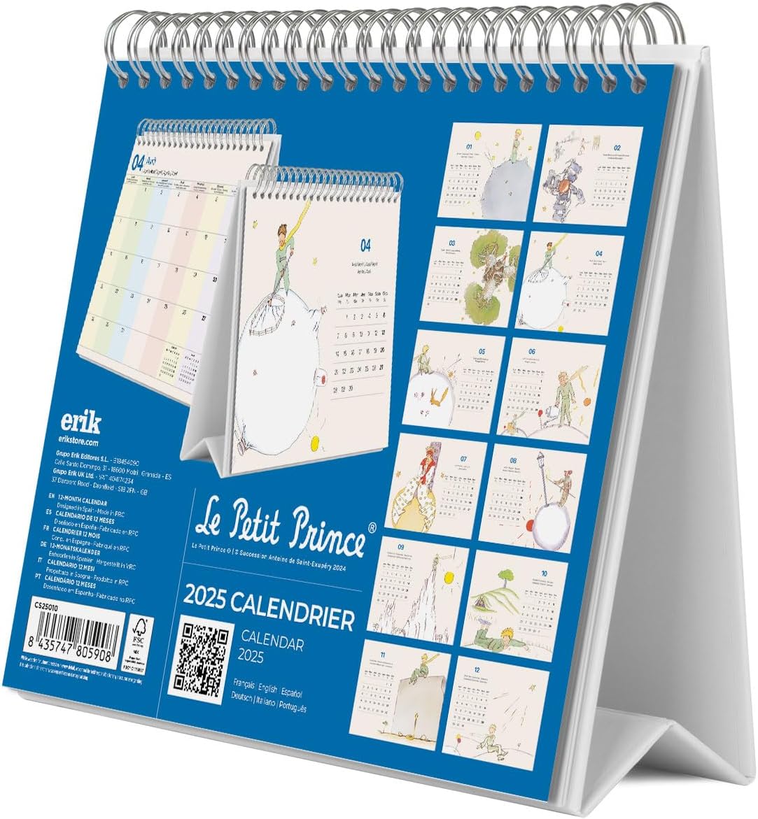 Grupo Erik Desk Calendar 2025 - The Little Prince | Philippines | Ubuy