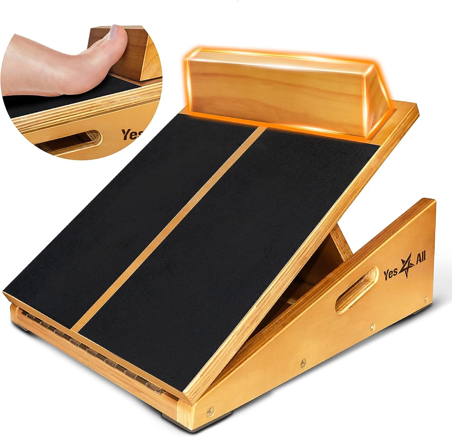 Snapklik.com : Yes4All Professional Wooden Slant Board