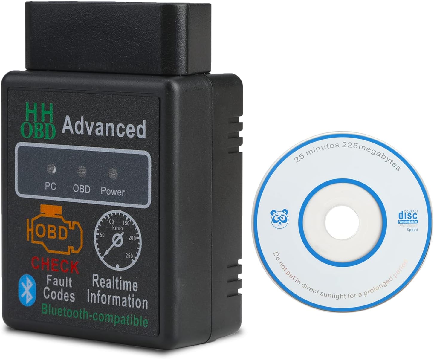 VEWIYT Lector de Código de Coche OBD2 con Bluetooth, Escáner ...