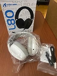 Amazon.com: ATTACK SHARK L80 Light Weight Wireless Gaming Headset ...