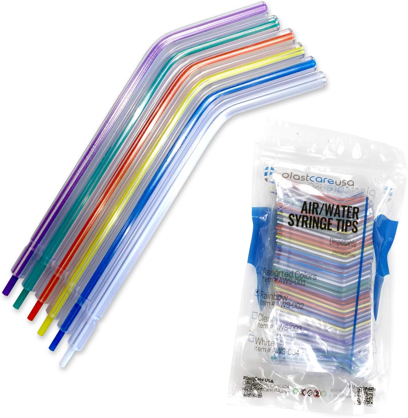 Amazon.com: 250 pcs Disposable Nozzles Tips 1 Bag for Dental Triple Air ...