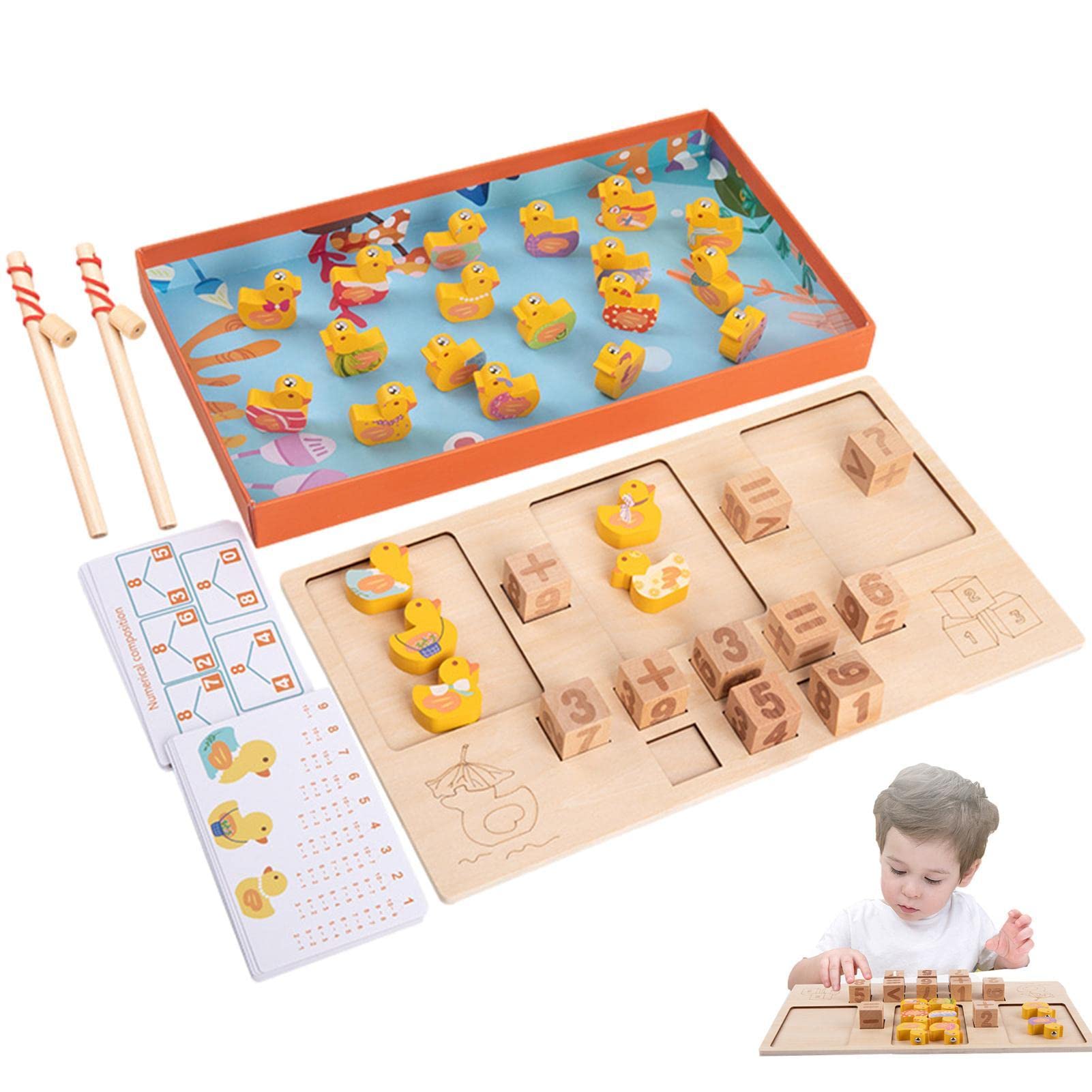 Buy Magnetic Alphabet Puzzle,Educational Fish Catching Counting Games ...