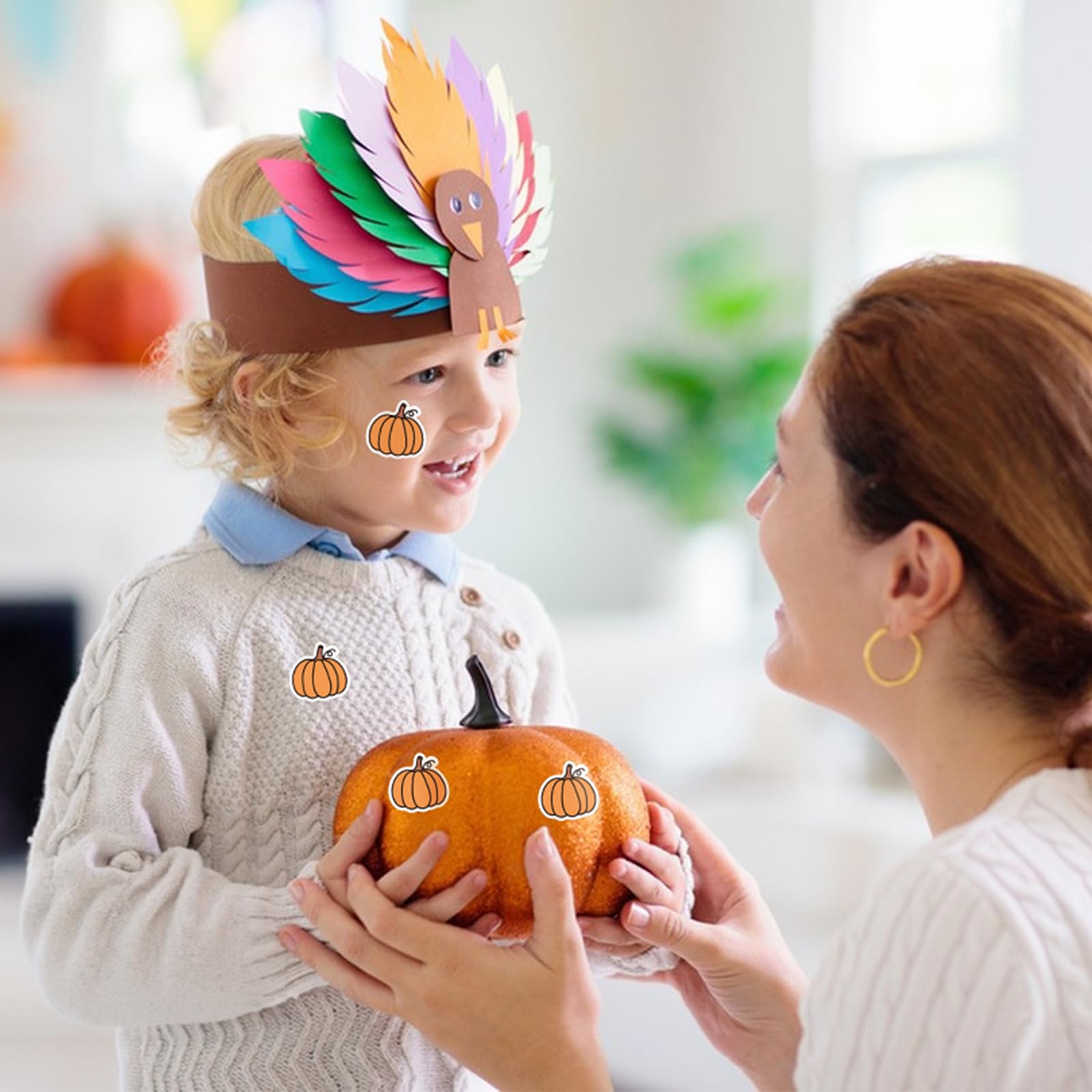Snapklik.com : Pumpkin Stickers For Kid Adult - 480Pcs Happy Halloween ...