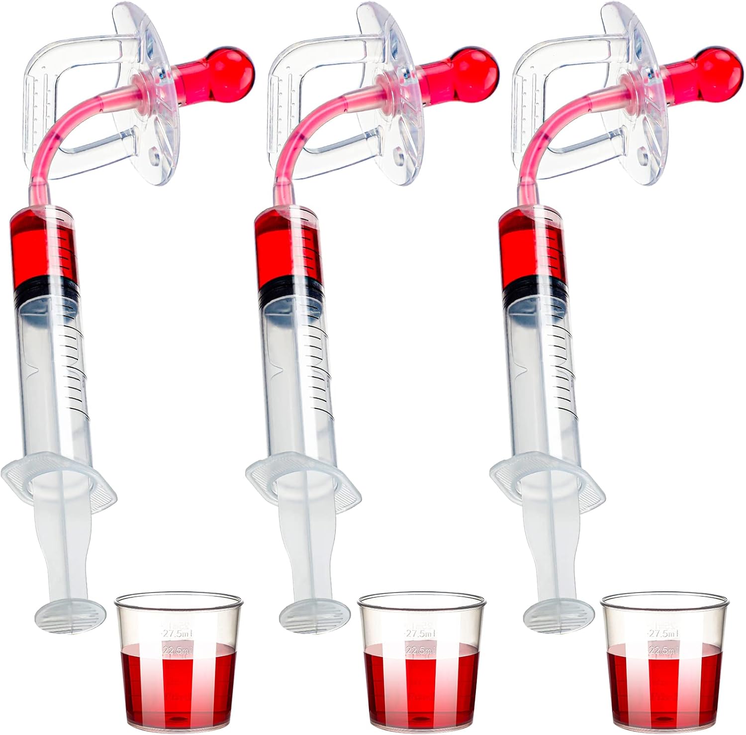 Amazon.com: 3 Sets Baby Medicine Syringe Pacifier Liquid Baby Medicine ...