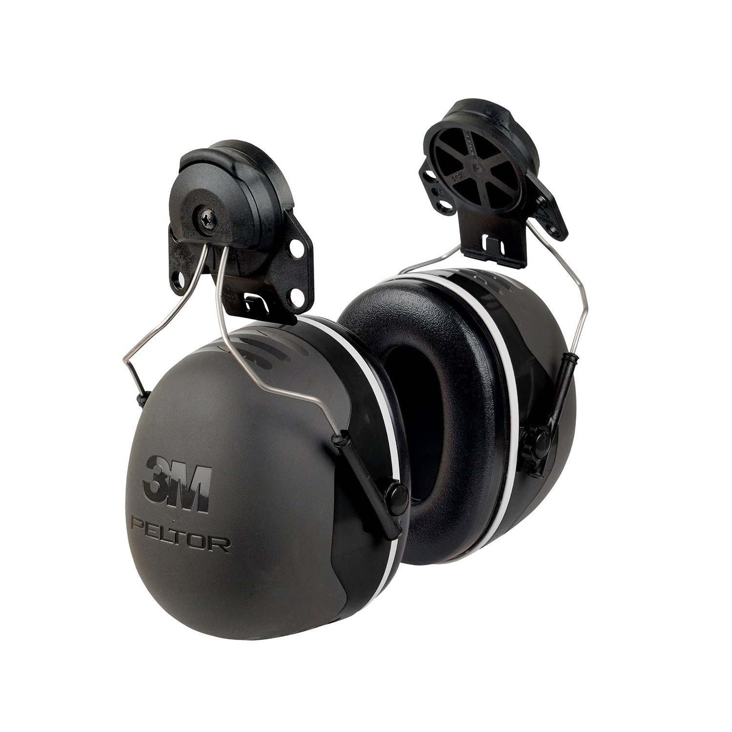 3M PELTOR Ear Muffs, Noise Protection, Hard Hat Attachment, NRR 31 dB ...