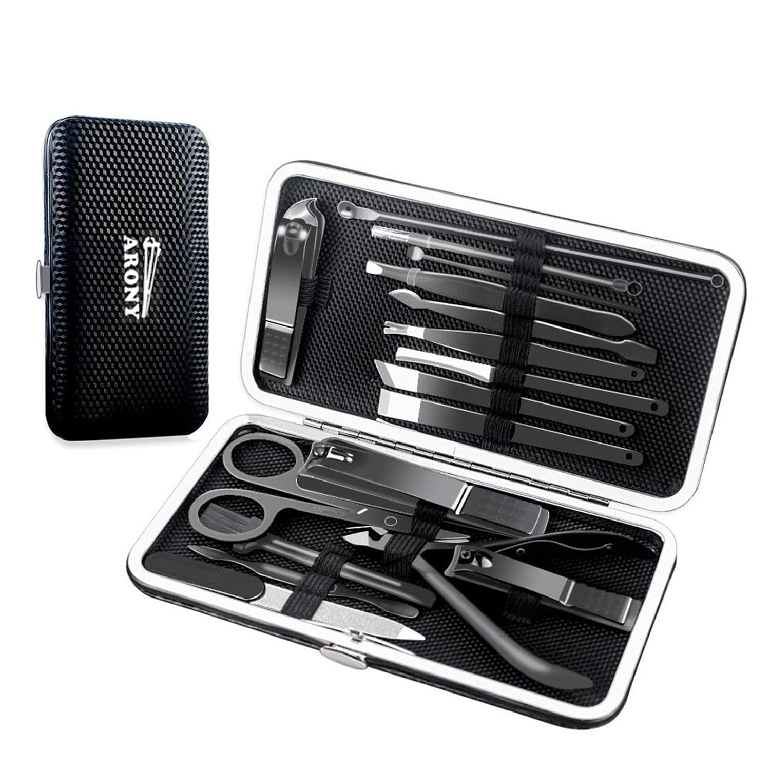 Amazon.com : Nail Cutting Kit, Manicure Pedicure Set, Arony 17 in 1 ...