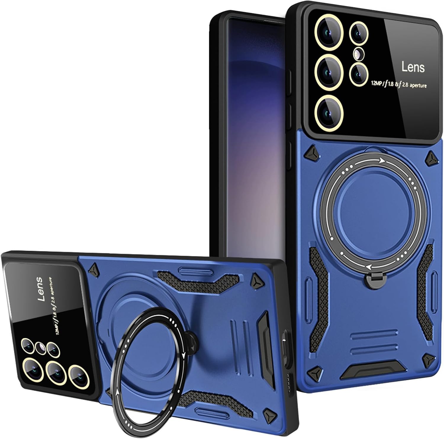 Amazon.com: HAZARA Heavy Duty Case for Samsung Galaxy S24 Ultra/S24 ...
