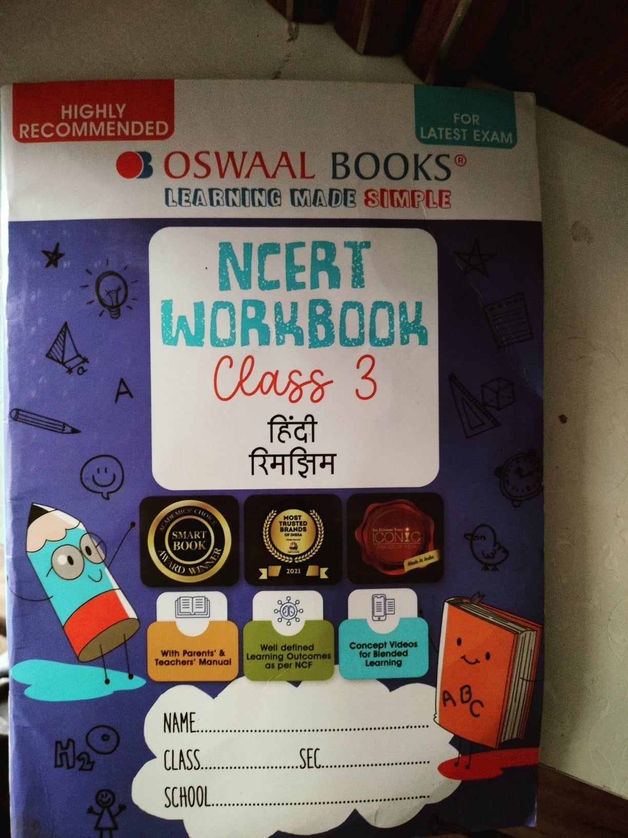 Oswaal NCERT & CBSE Workbooks Class 3 (Set of 3 Books ) Math Magic ...