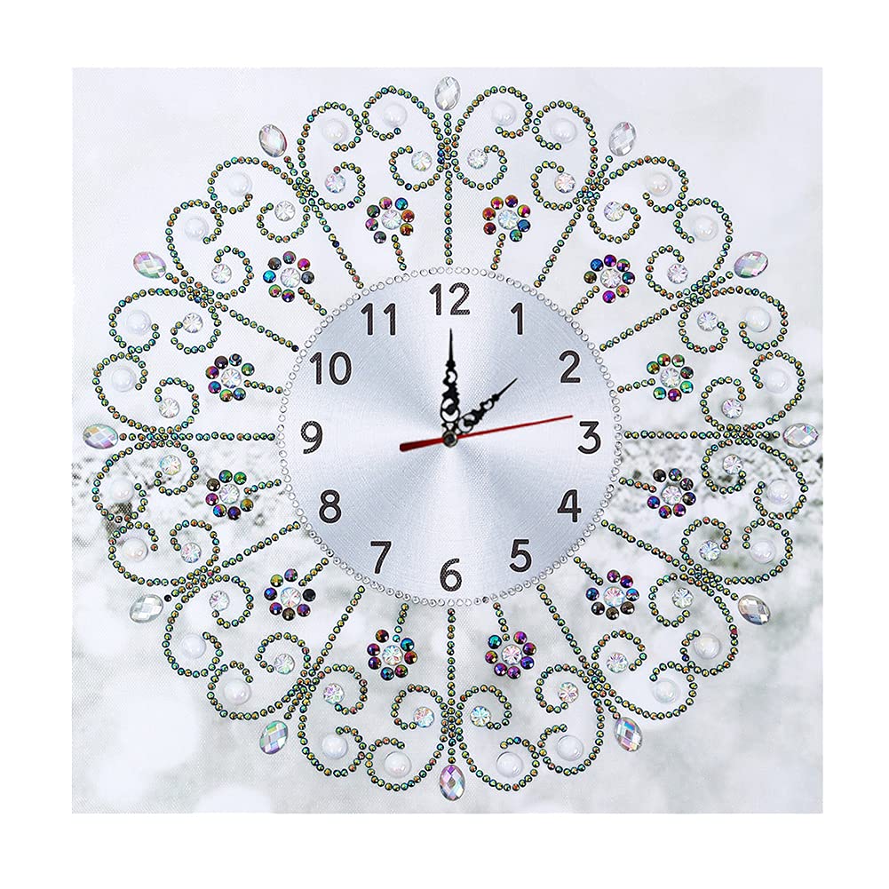 Amazon.com: LUSandy DIY 5D Diamond Painting Clock Kits for Adults ...