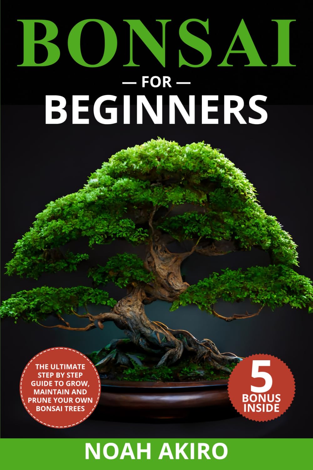 BONSAI FOR BEGINNERS: The ultimatby step guide to grow, maintain and ...